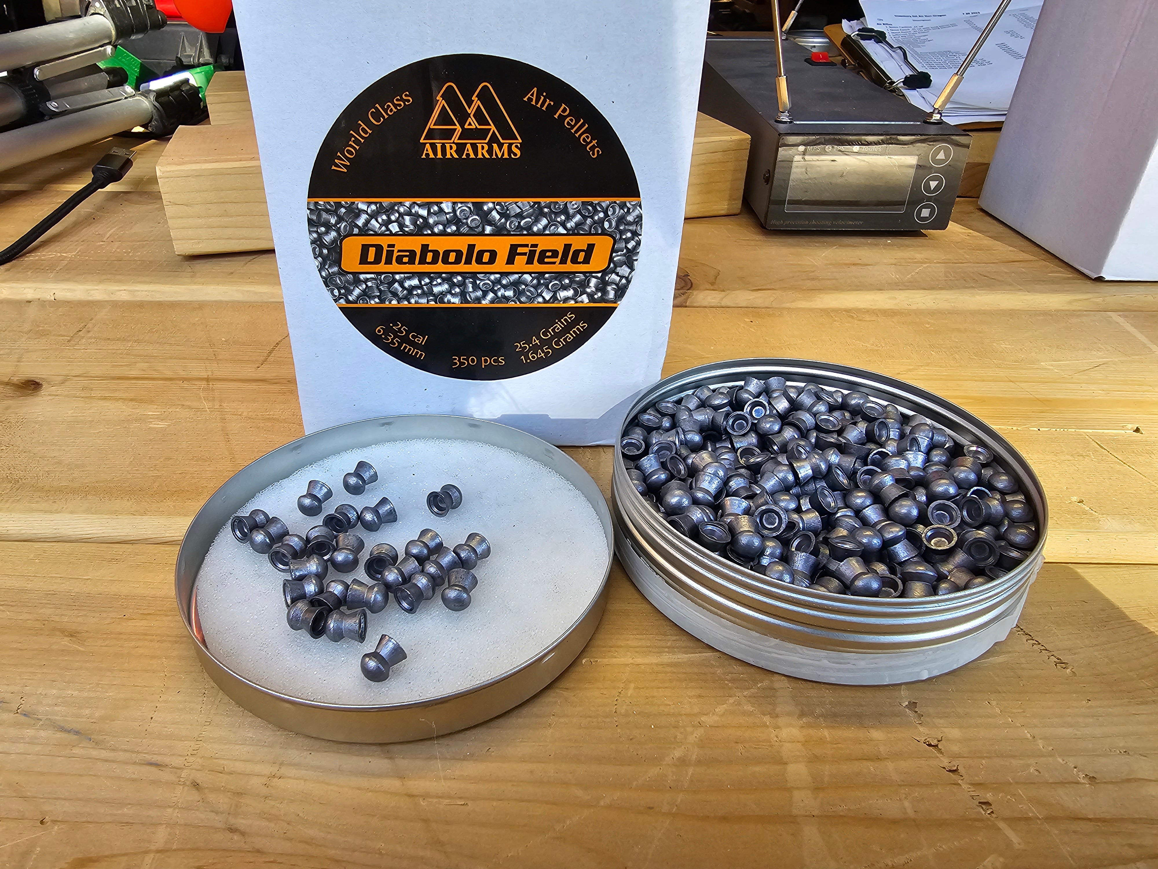 Air Arms .25 Cal 25.4 gr Diablo Field 350 count tin – Airgun Oregon