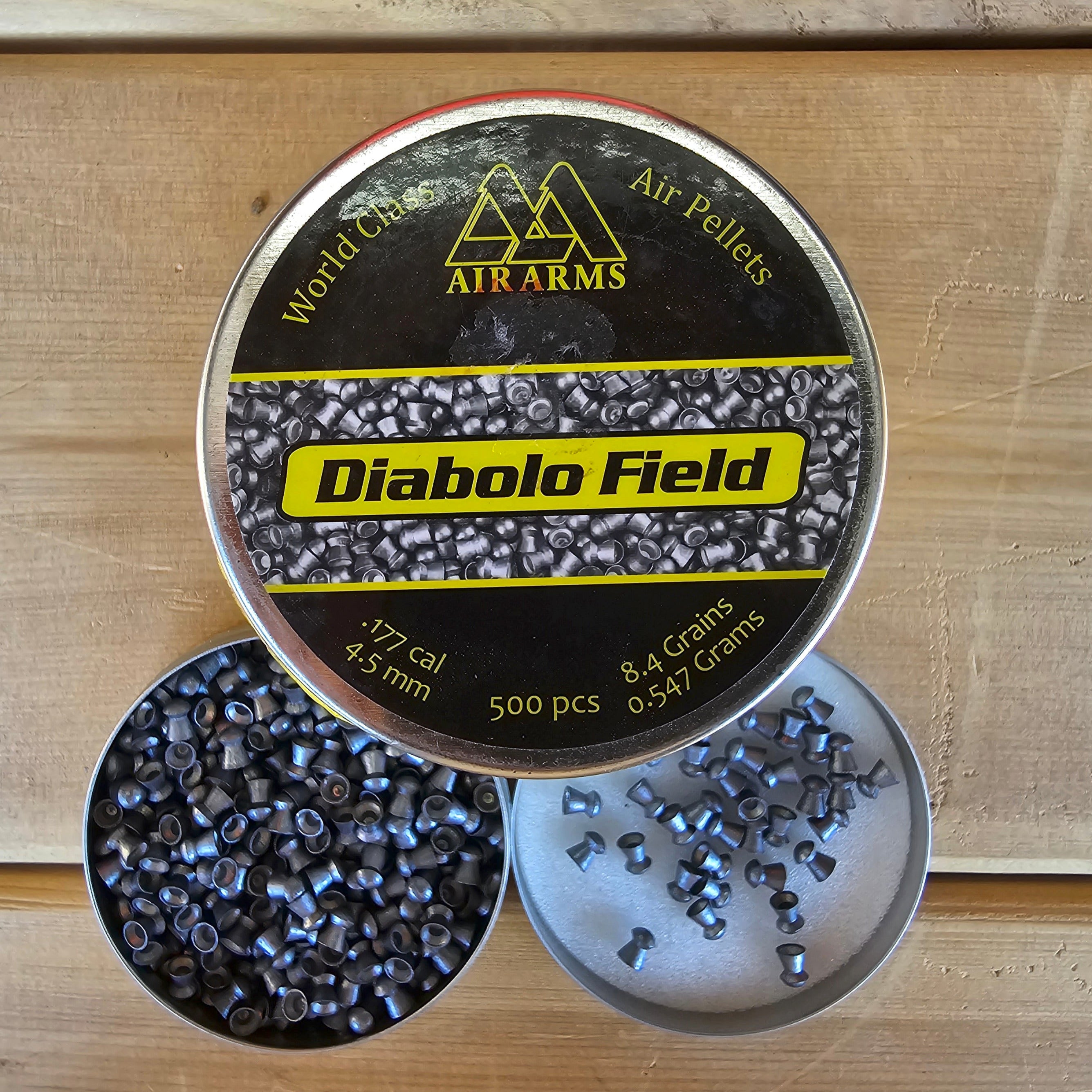Air Arms .177 Cal 8.4 gr Diablo Field 500 count tin. – Airgun Oregon